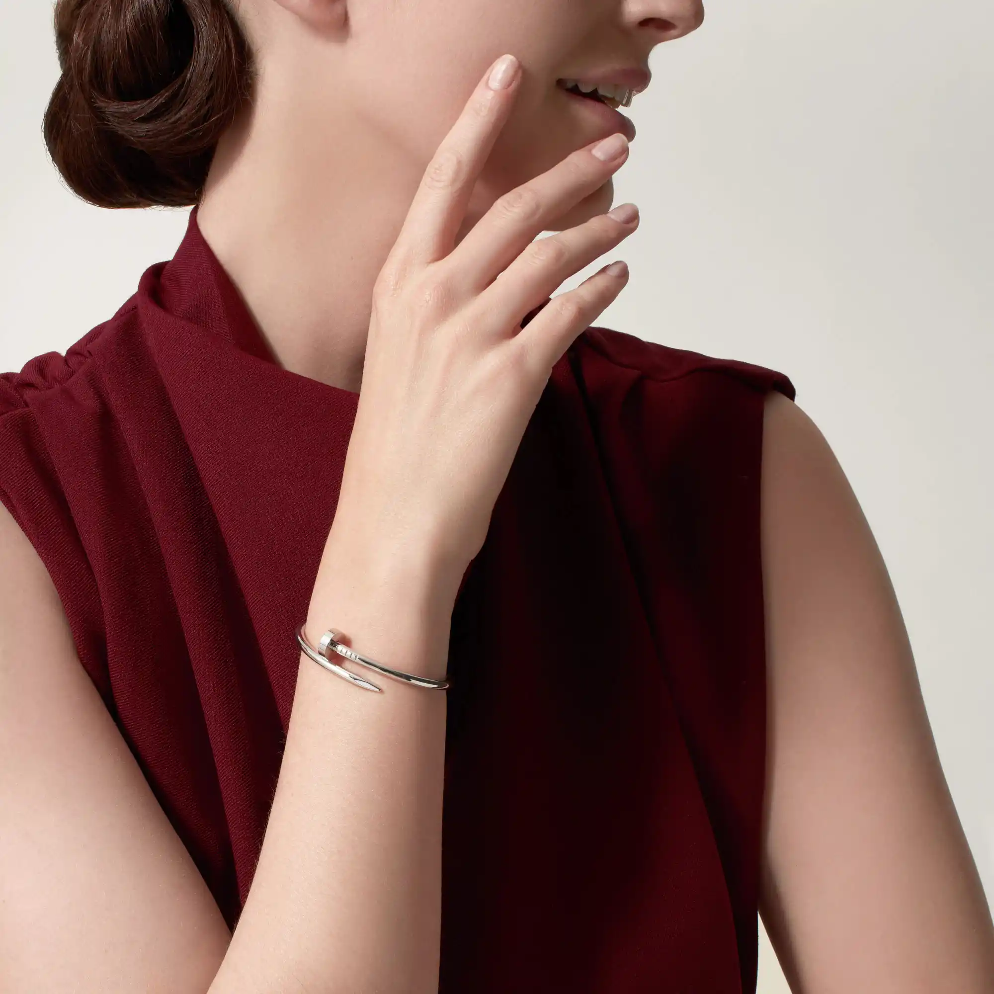 Juste un clou bracelet sm white gold store