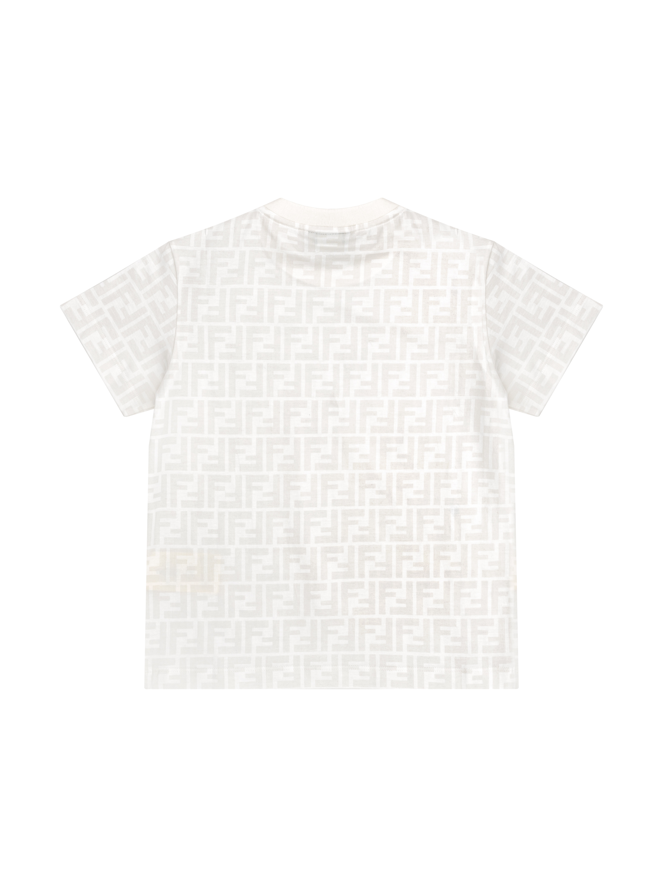 Fendi kids' Monogram cotton t-shirt - buy for 255700 KZT in Fendi kids' Monogram cotton t-shirt - buy for 255700 KZT in
