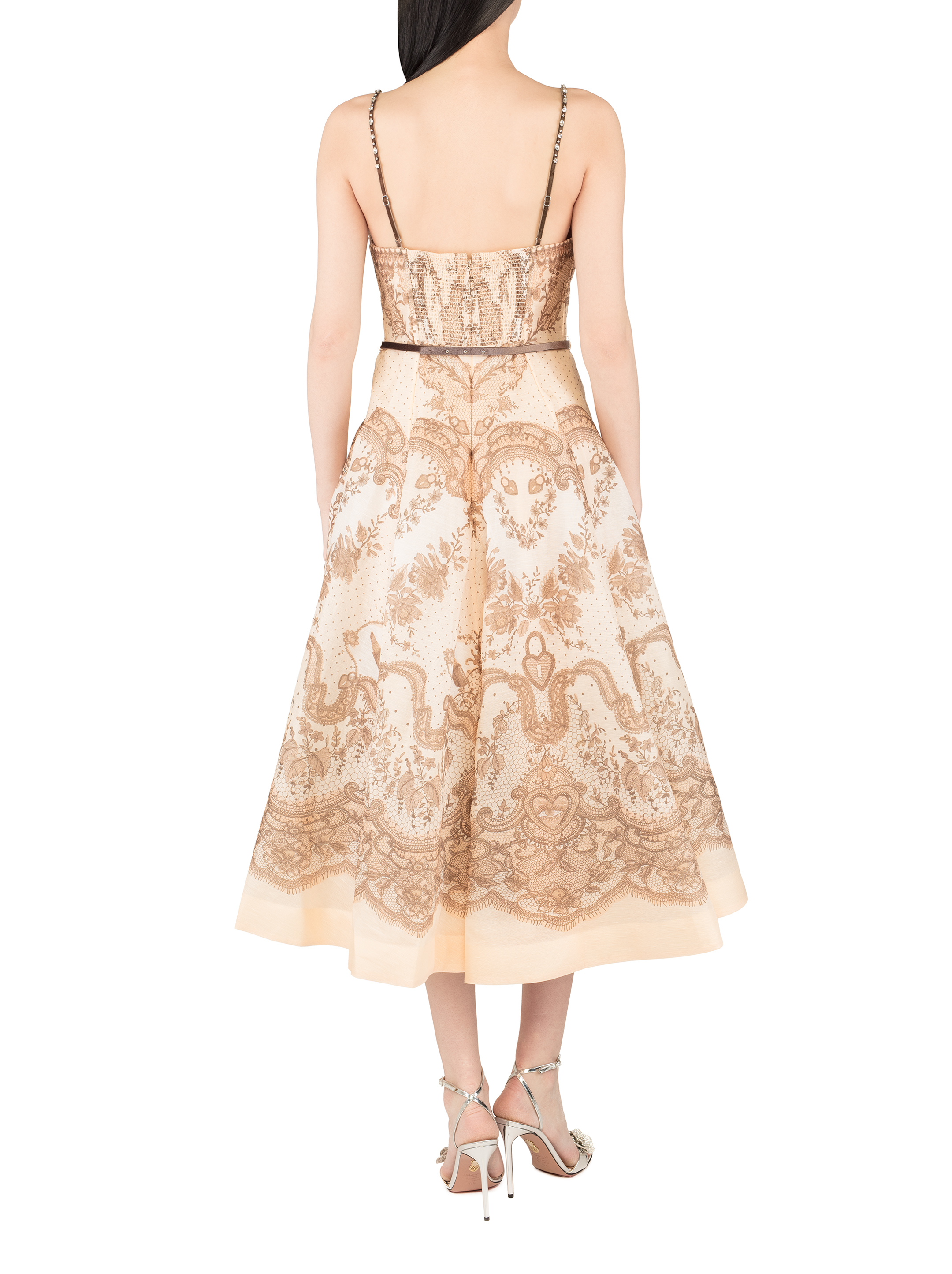 Zimmermann women's Crush Twist Front midi dress - buy for Zimmermann women's Crush Twist Front midi dress - buy for