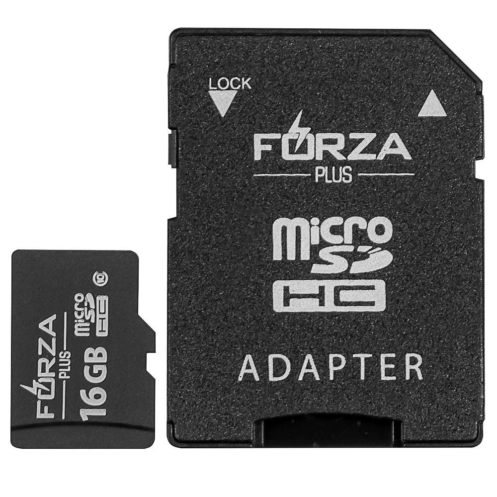 FORZA Карта с адаптером, SMART, Micro SD, 16Гб, 10класс купить с ...