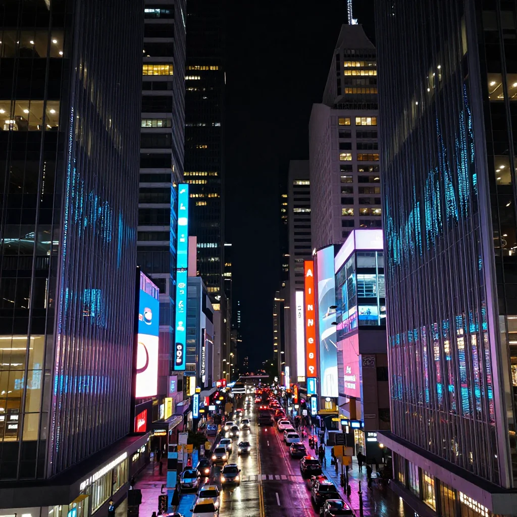 urban city night - download free