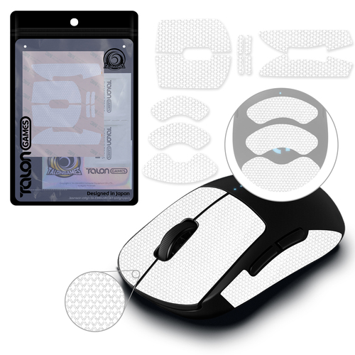 Talon Games Classic Mouse Grip Tapes (Logitech G PRO Wireless, White ...