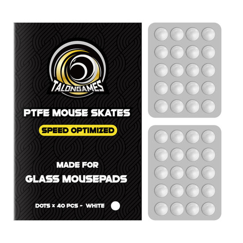 Talon Games Round Universal Mouse Skates (S-1 Series 6.5mm x 40Pcs ...