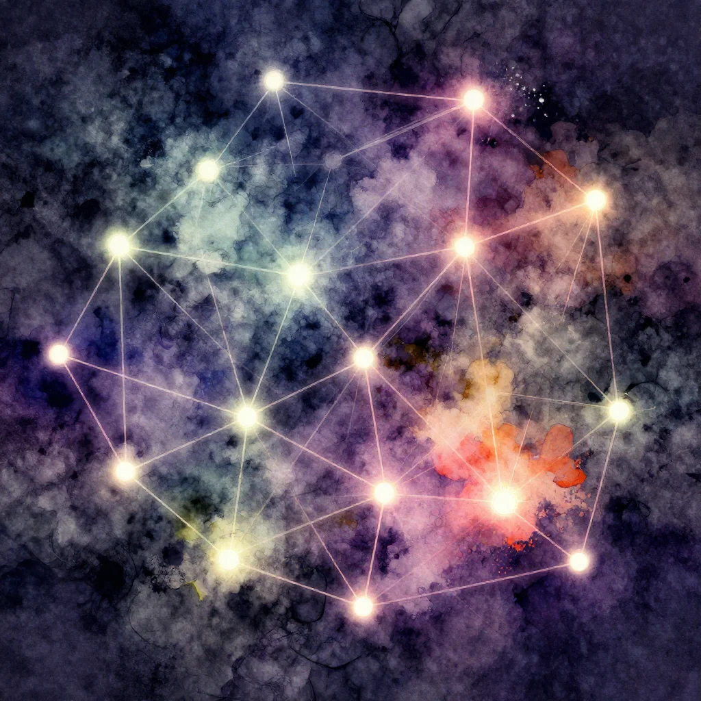 Abstract network art - download free
