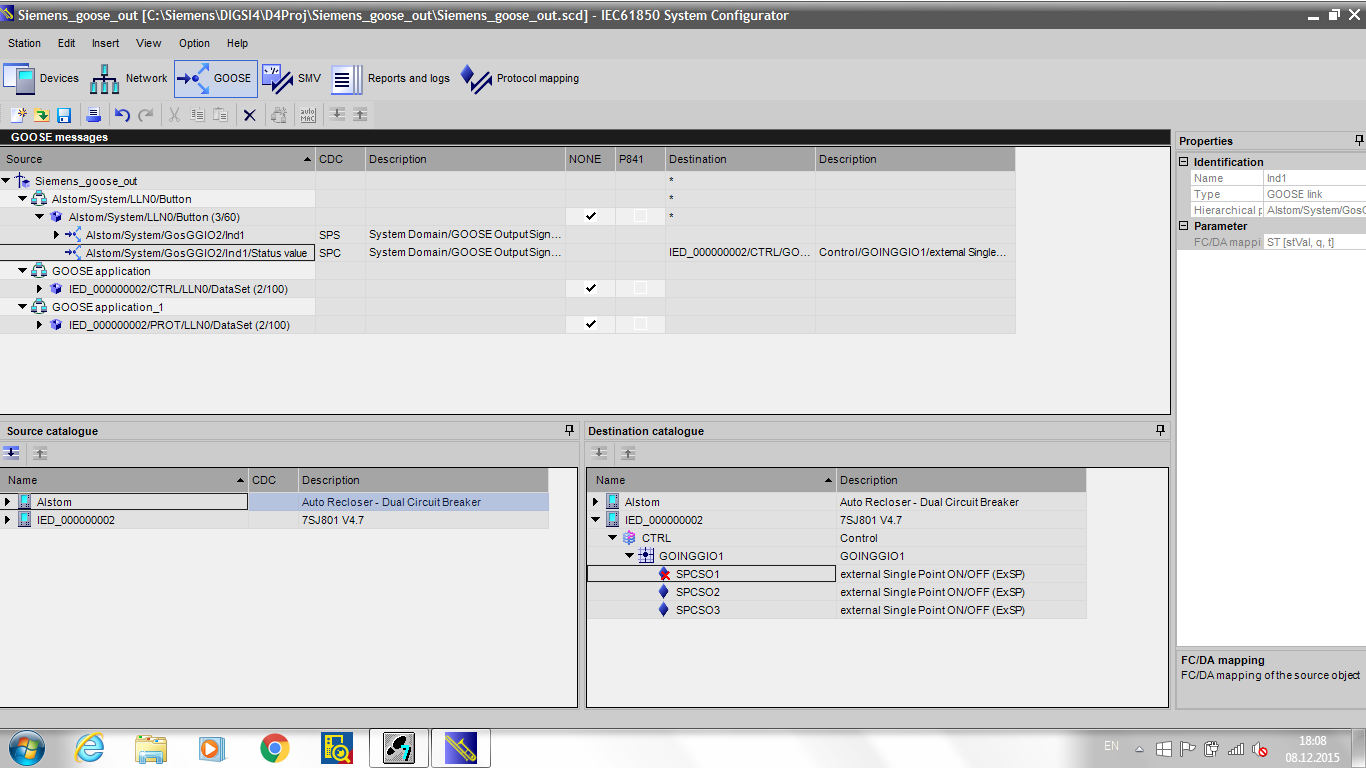 Tekvel — Pitfall with GOOSE subscription in DIGSI 4.90