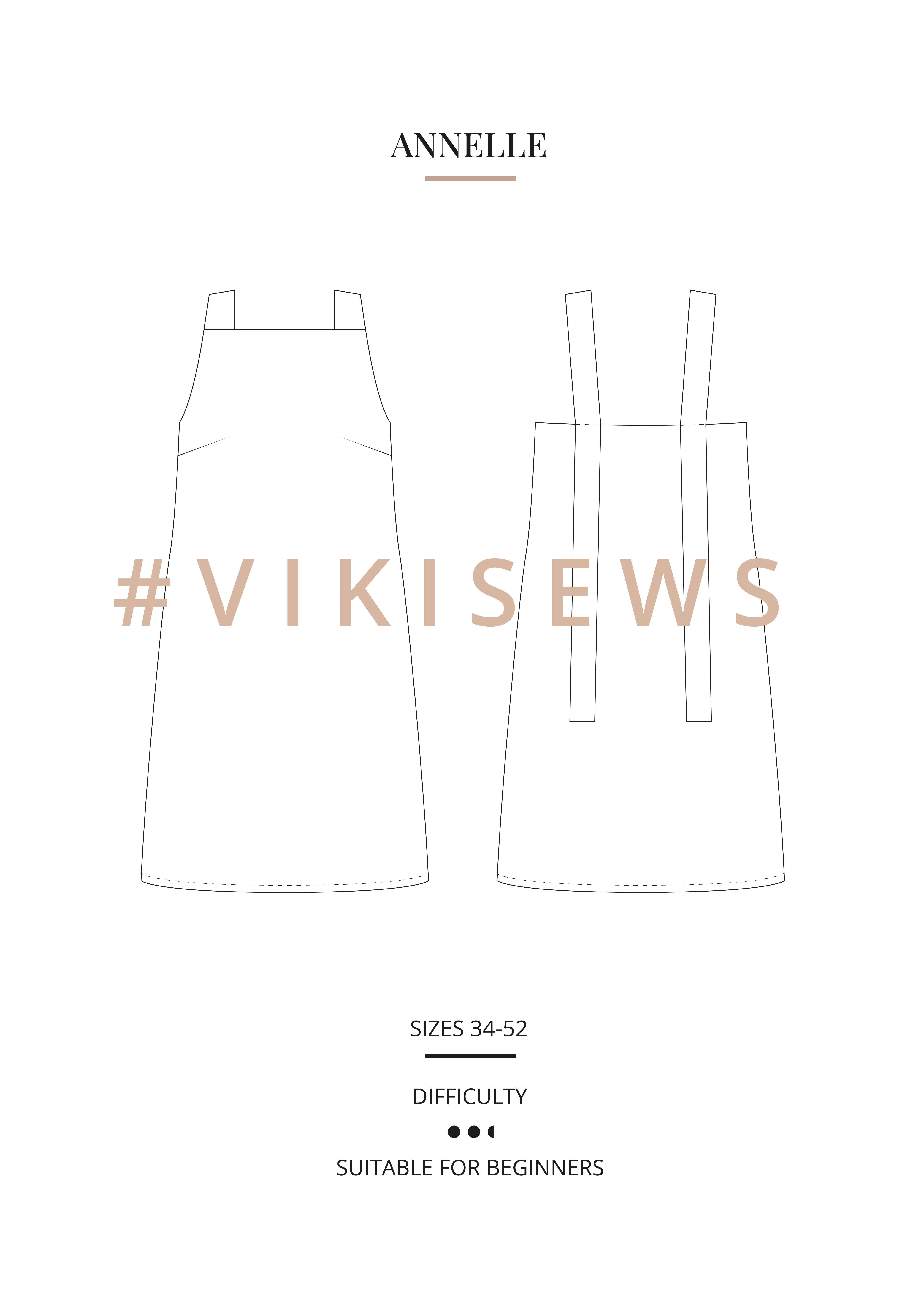 Annelle dress pattern - Vikisews