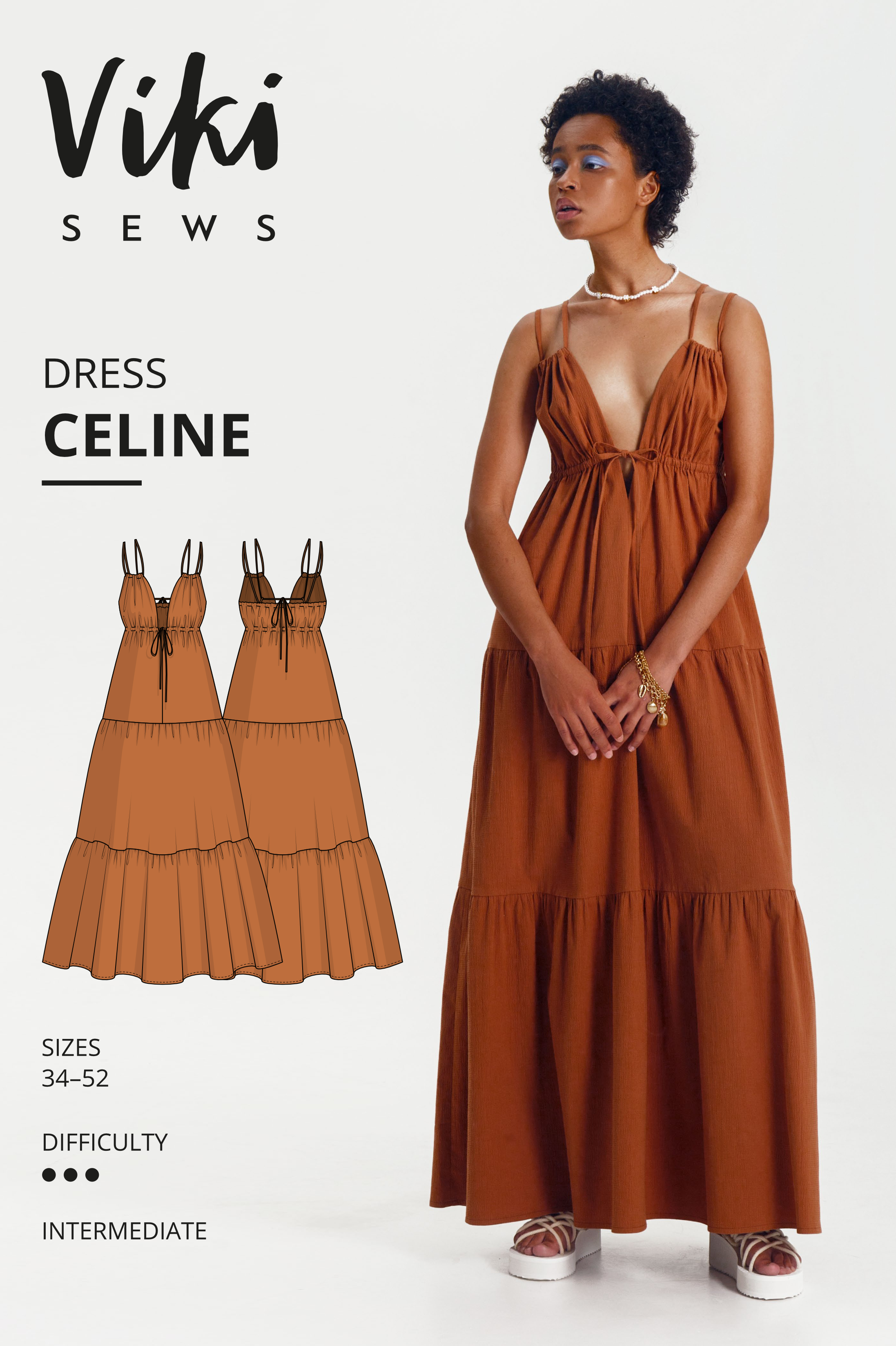 Vikisews A-Line Dress Patterns Review